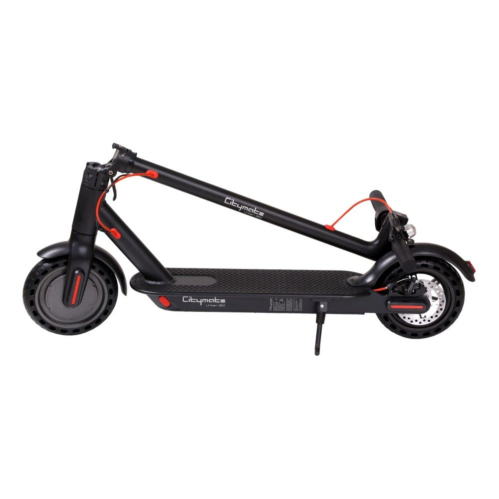 Citymate Urban 350 Elektrikli Scooter Siyah